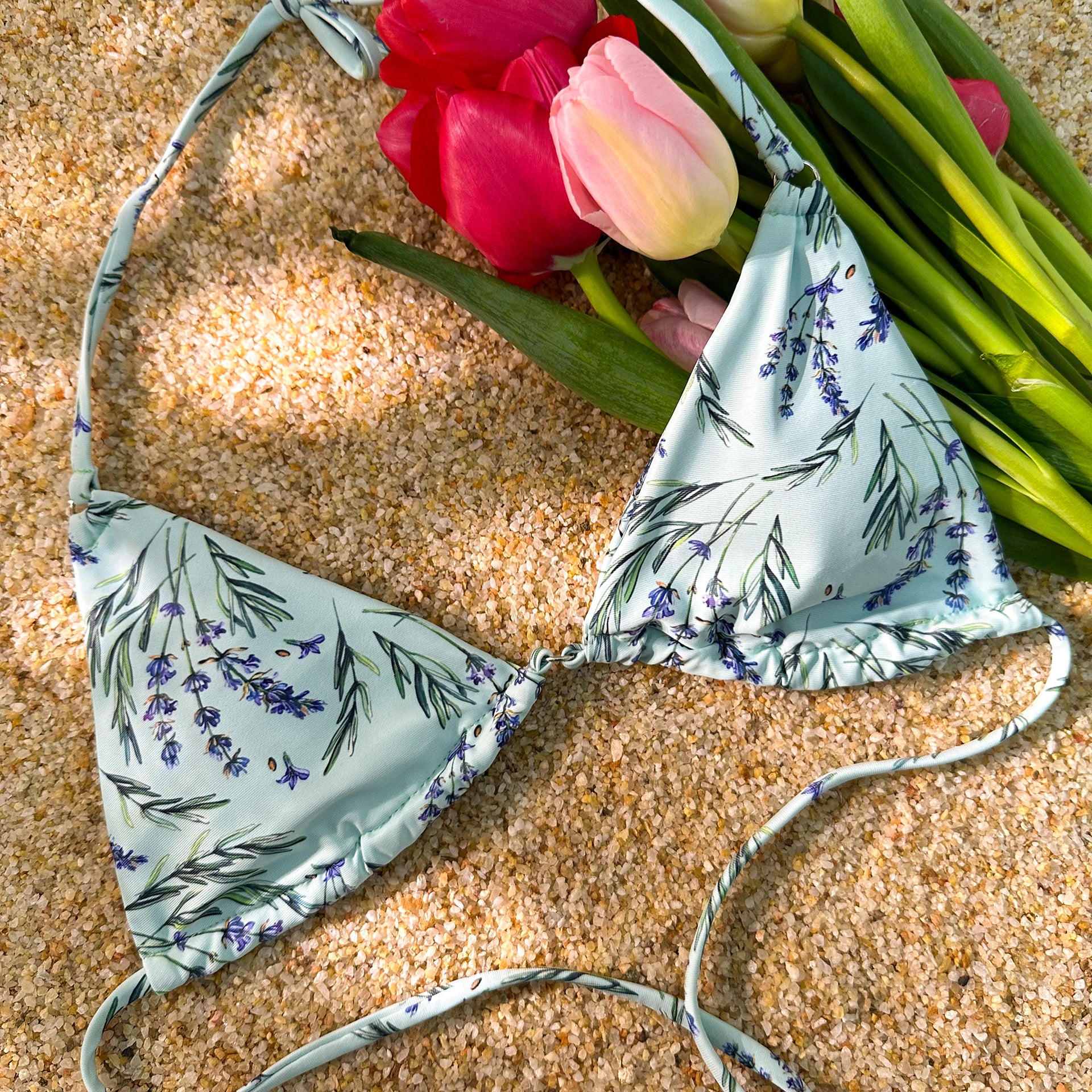 Wheat Digital Printing Double Fabric Bikini Set – Hello.LA.Girl