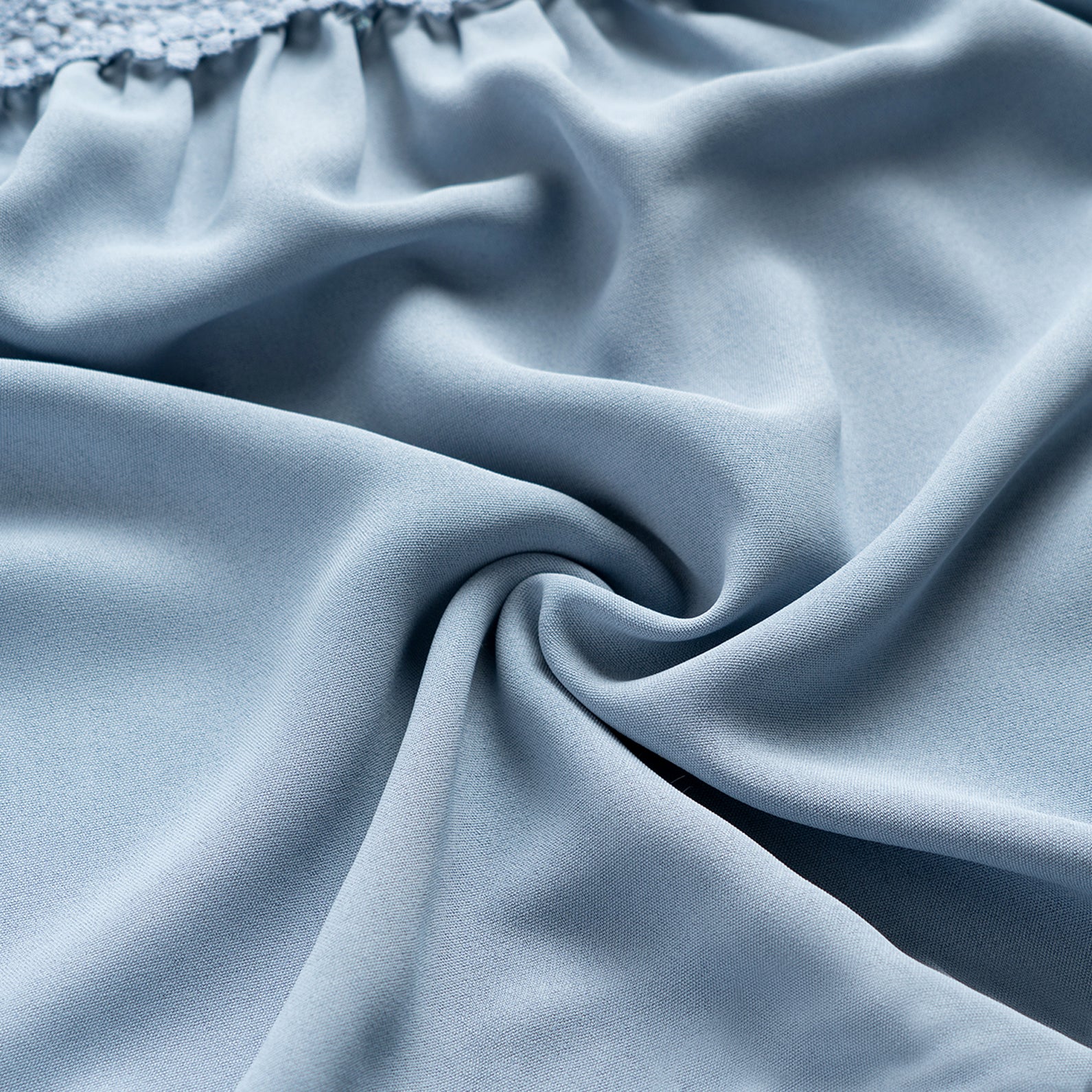 Blue Floral Lace Ruffle Hem Spaghetti Strap Backless Dress – Hello.LA.Girl